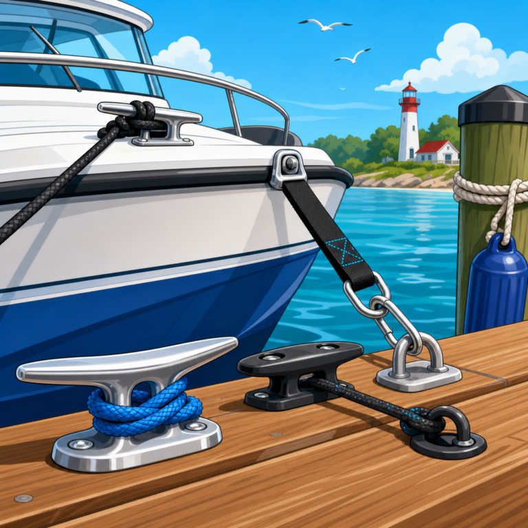 Boat Cleats & Tie-Down Systems for Secure Docking